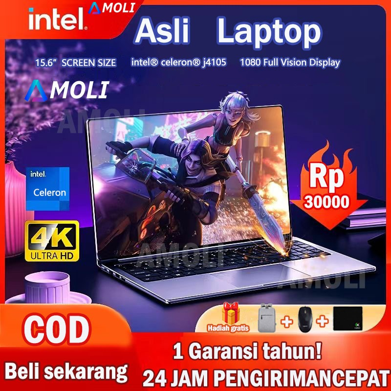 Jual Amoli 【pengiriman Lokal】baru Asli Laptop 15 6inc 8gb 256gb Ssd
