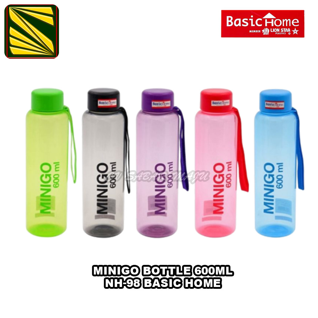 Jual Basic Home Botol Minigo Minum Anak, Botol Minum Plastik 600 ml ...