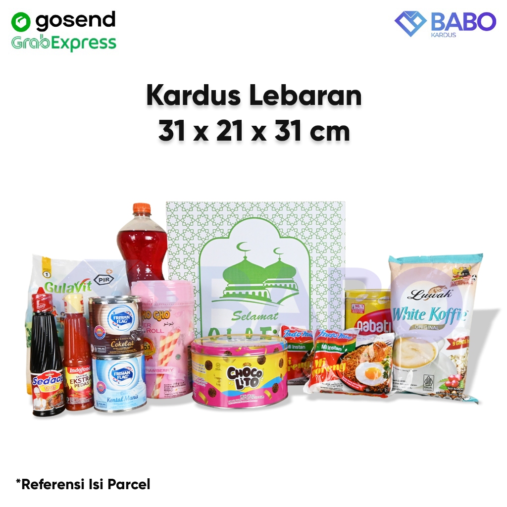 Jual Box Parcel 31x21x31 (Sedang) Kardus/Parcell/Lebaran/idul Fitri ...
