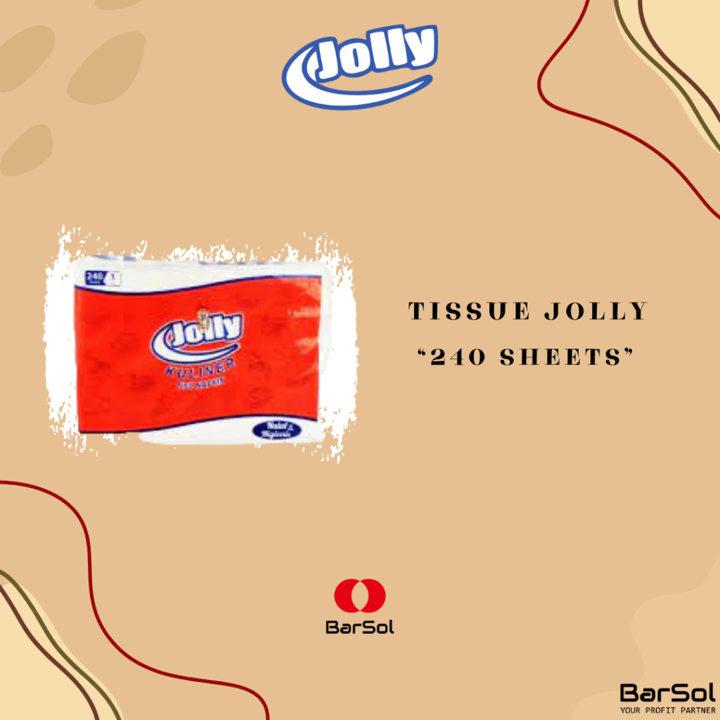 Jual Tissue Jolly Kuliner Napkin 240 Sheets - Barsol Indonesia | Shopee ...
