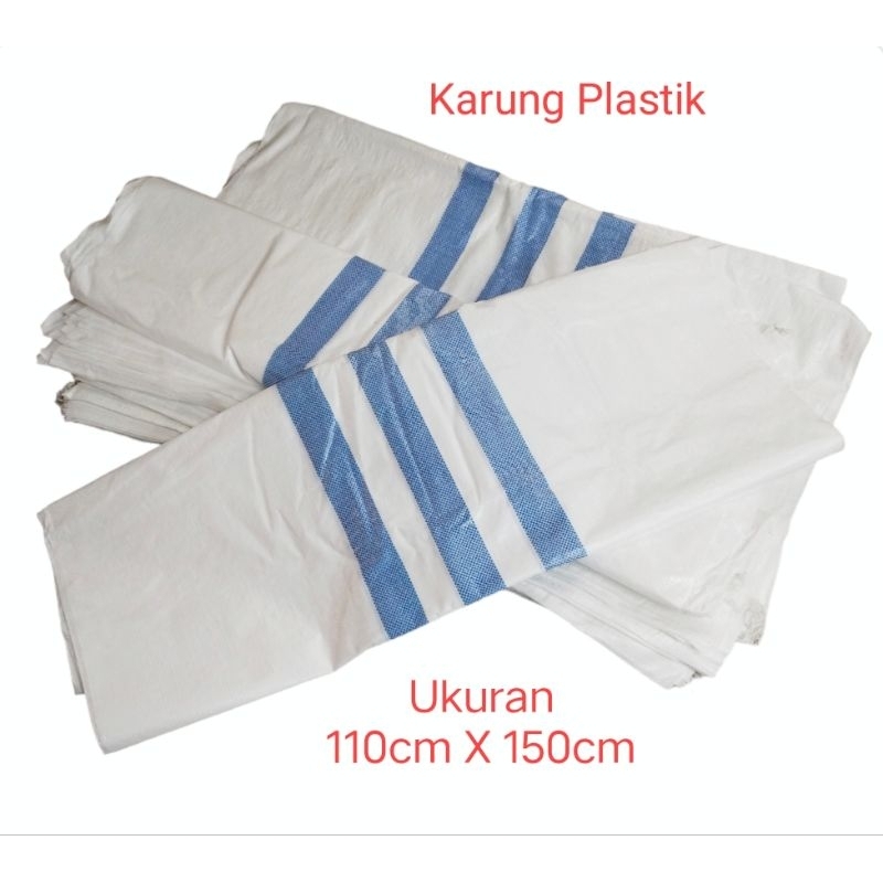 Jual Karung Plastik Jumbo / Karung Sampah Ukuran 110cm X 150cm | Shopee ...