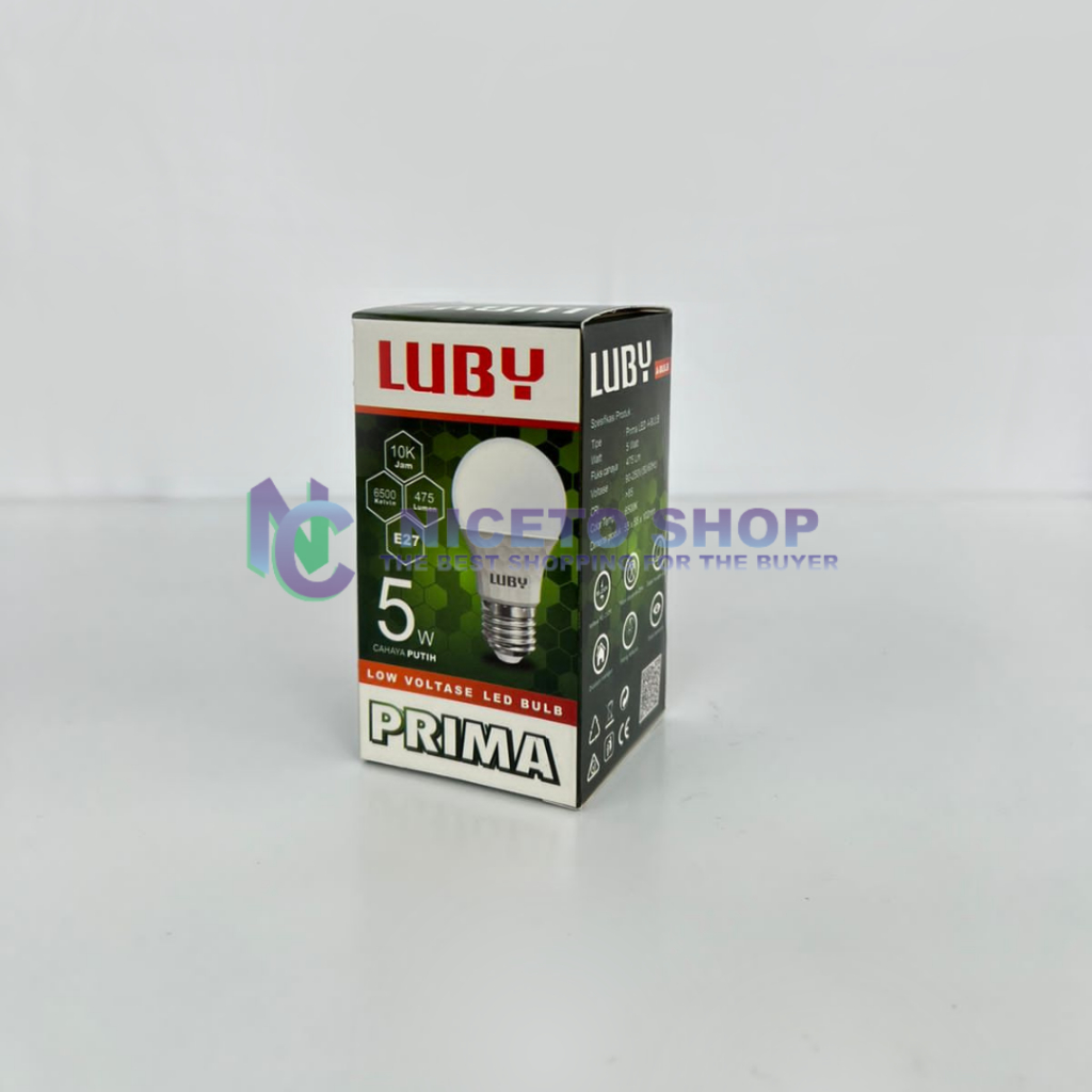 Jual LAMPU LED BULB 5W 5WATT LUBY PRIMA E27 PUTIH | Shopee Indonesia