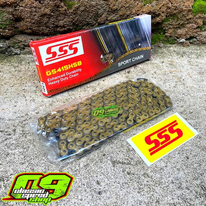 Jual Rantai SSS Ukuran 415 / 110 L HSB Gold Original | Shopee Indonesia