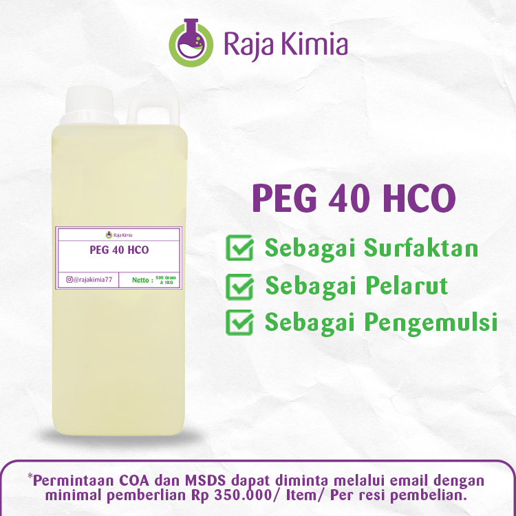 Jual PEG 40 HCO/ Hydrogenated Castor Oil | Shopee Indonesia