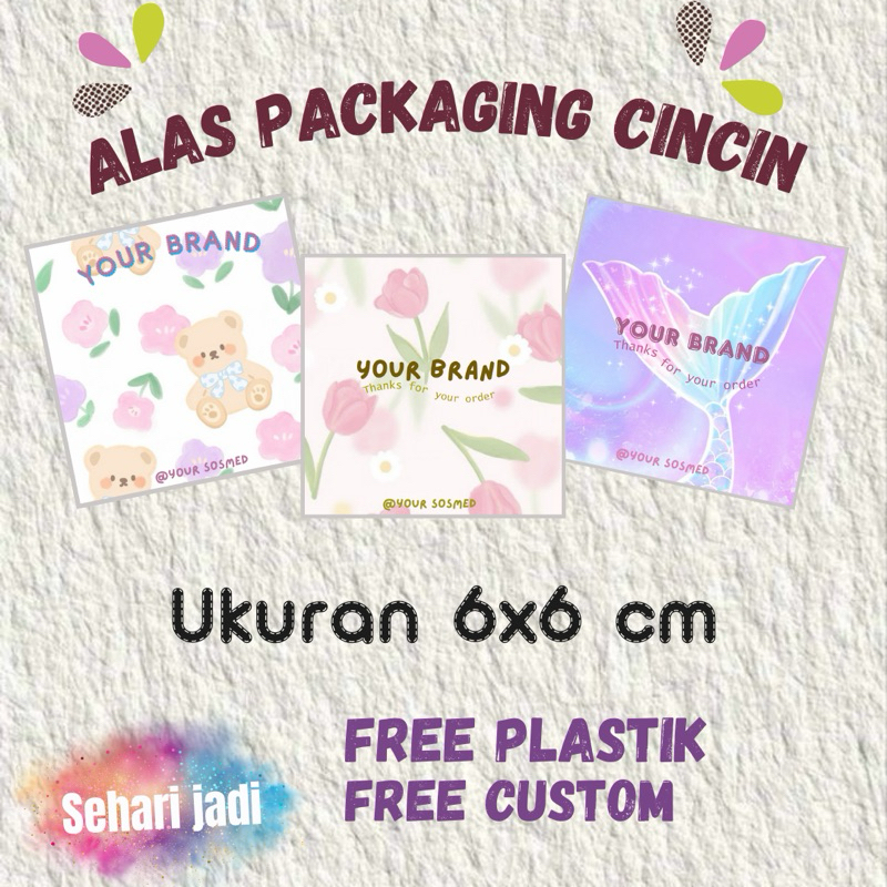 Jual ALAS PACKAGING CINCIN / ALAS PACKAGING CUSTOM / ALAS PACKING ...