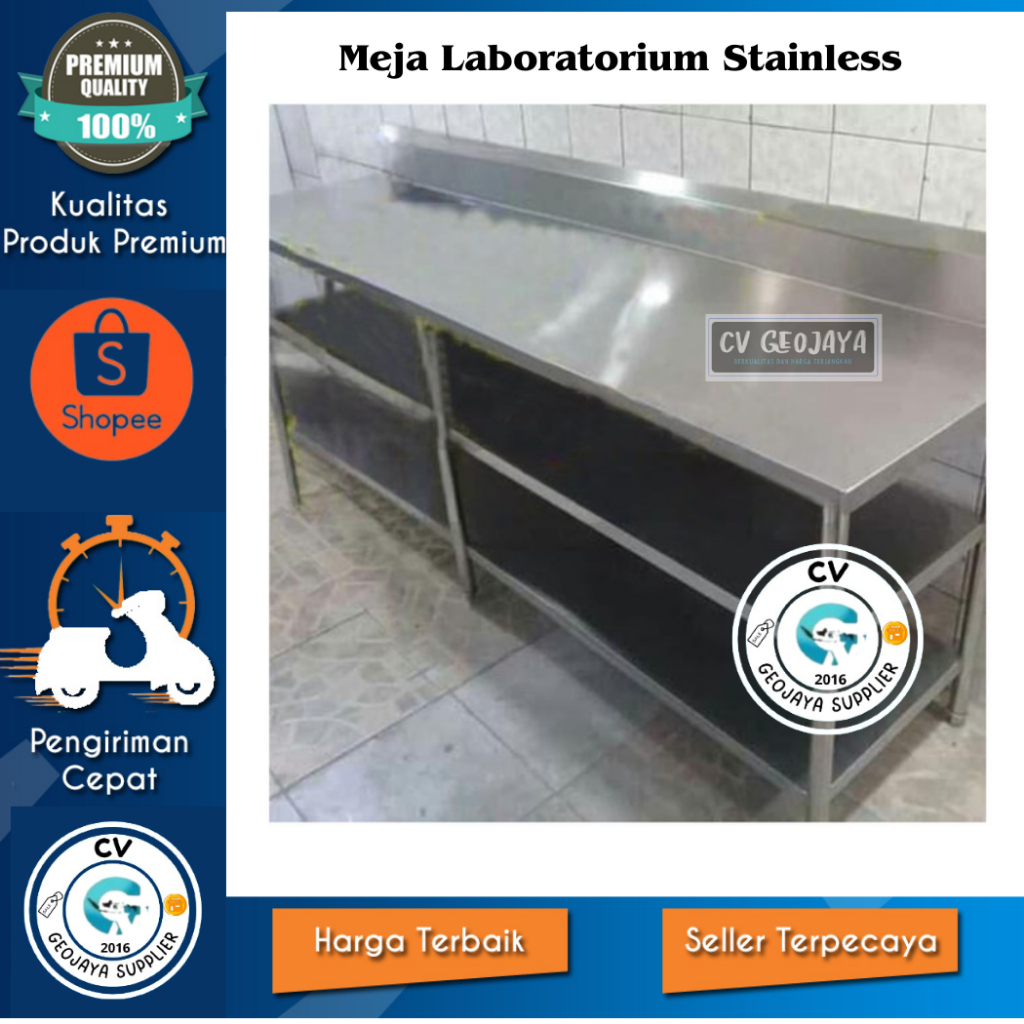 Jual Meja Kerja Stainless Steel Kesesuaian dengan Standar Laboratorium ...