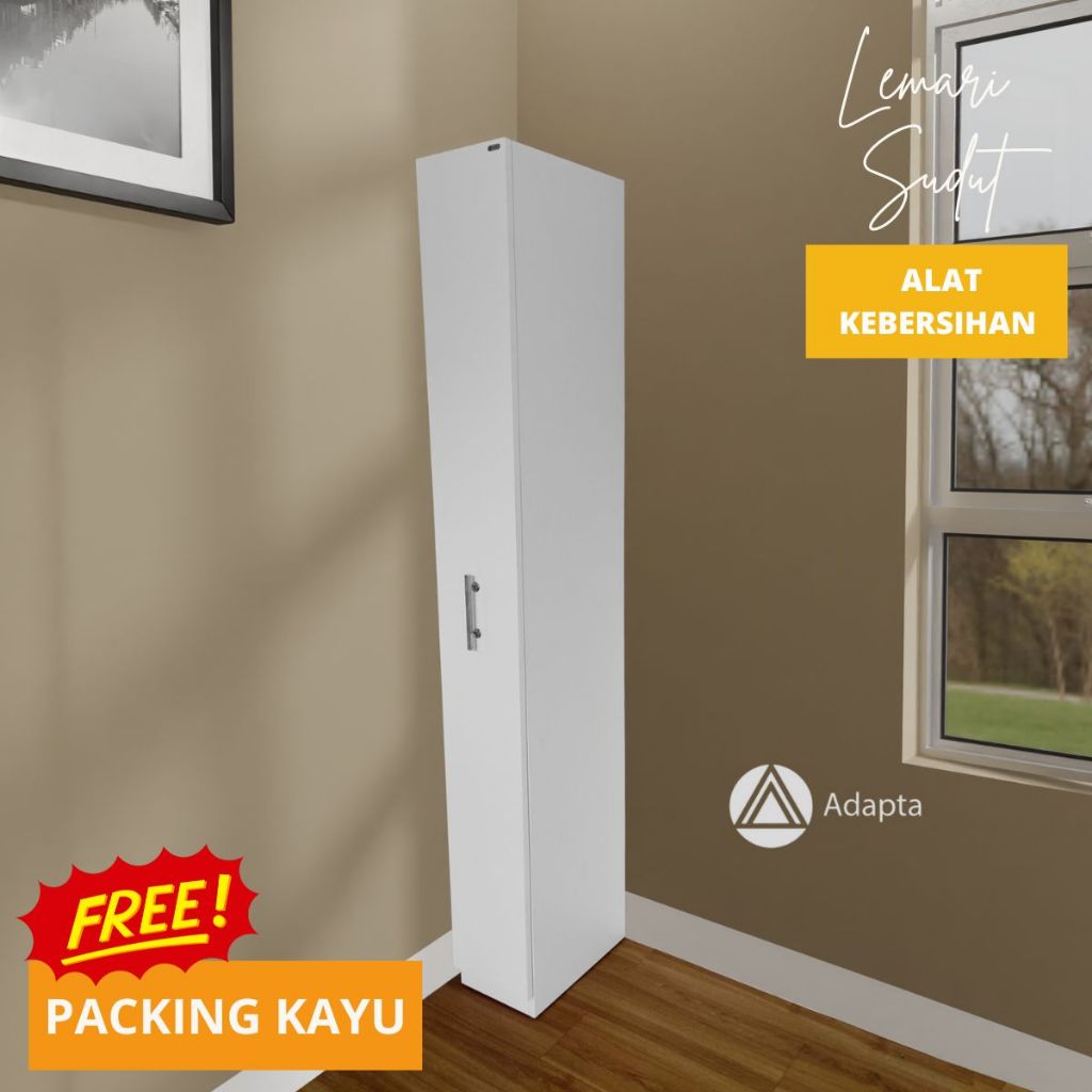 Jual Lemari Sleding Samping Gantung Ukuran 180x40x23 - Lemari Sapu ...
