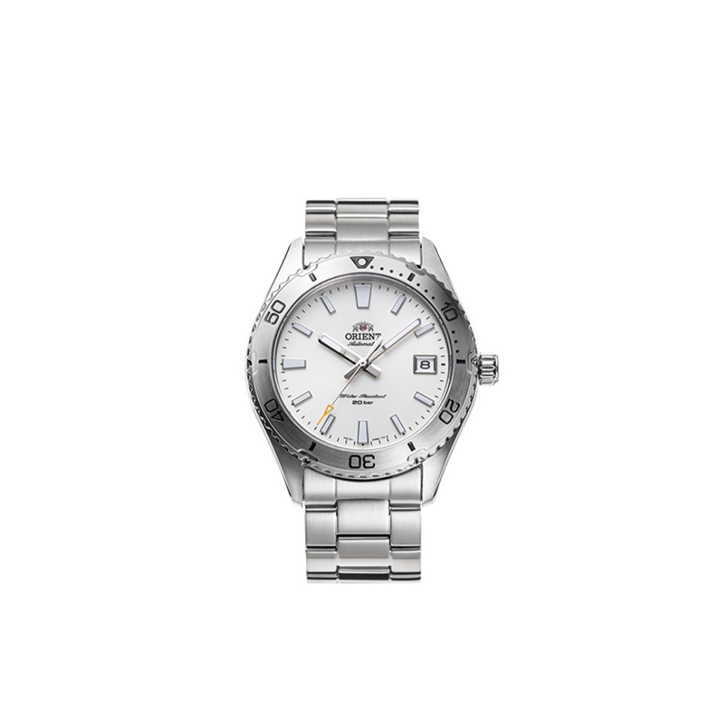Jual Jam Tangan Orient Mako Automatic 39.9mm Date White Dial Metal ...