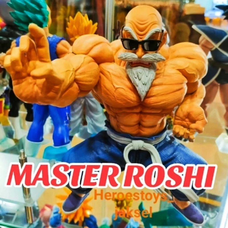 Jual Master Roshi Figure Jin Kura-kura DragonBall Z KameSennin Big ...