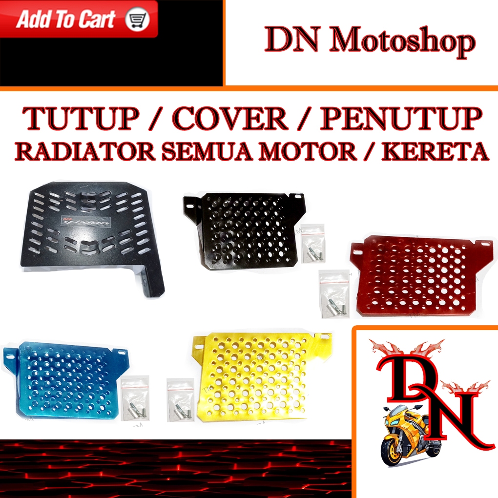 Jual Cover / Penutup / Tutup Radiator CNC Motor Dan Kereta CBR, NMAX ...
