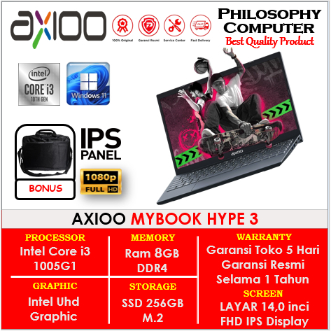 Jual Promo Murah Laptop Axioo Hype 5 / Axioo Hype 3 / Axioo14F / Laptop ...