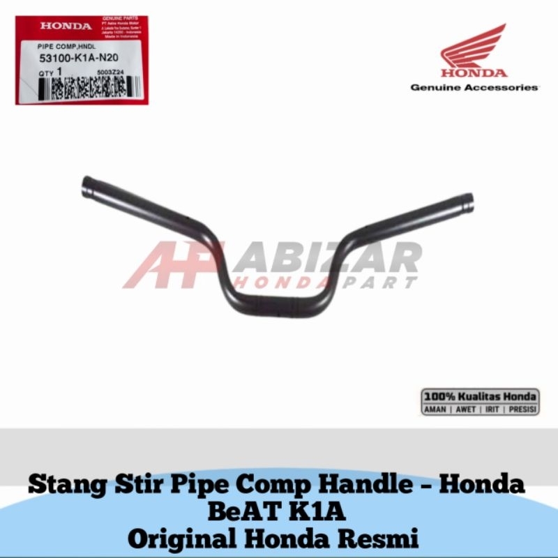 Jual 53100-K1A-N20 Stang Stir Pipe Comp Handle – Honda BeAT K1A ...