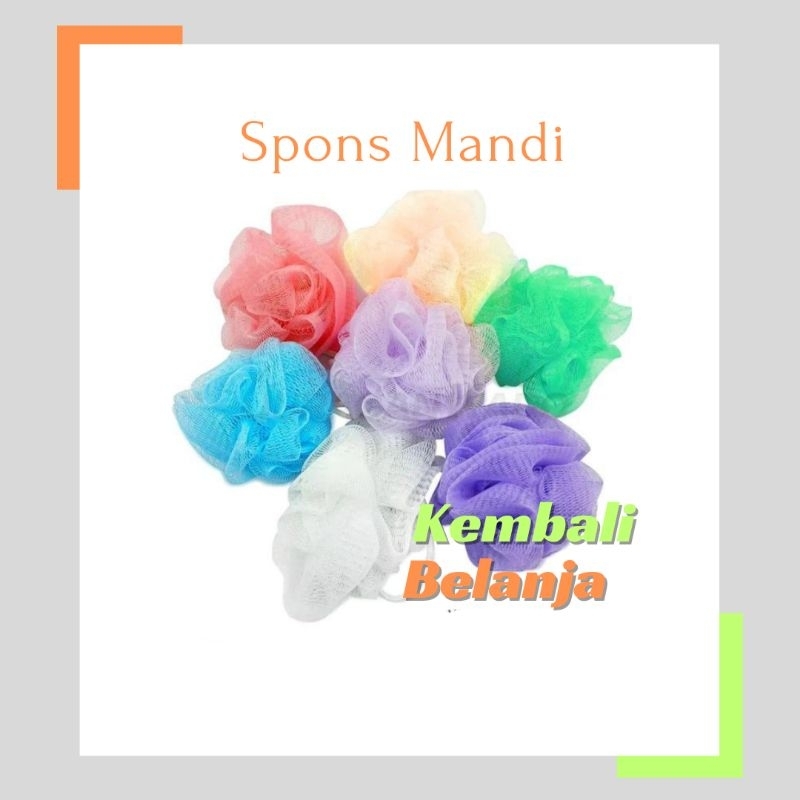 Jual Spons Mandi/ Shower Puff/ Sponge Mandi/ Bath Sponge/ Spons Mandi ...