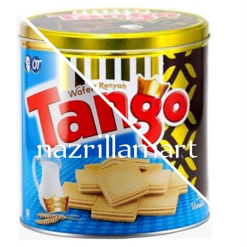 Jual Wafer Tango Kaleng Coklat Vanila/ Wafer kaleng nabati tango ...