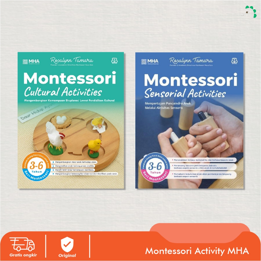 Jual Montessori Sensorial Activities / Montessori Cultural Activities ...