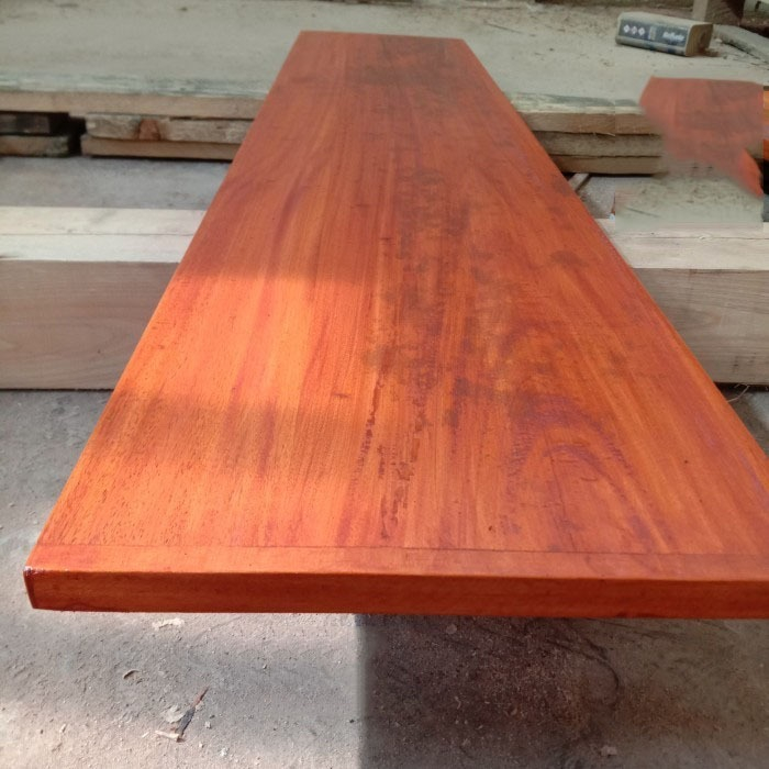 Jual Custom Papan Mahoni Lebar 40cm x 2cm tanpa Sambungan - Top Table ...