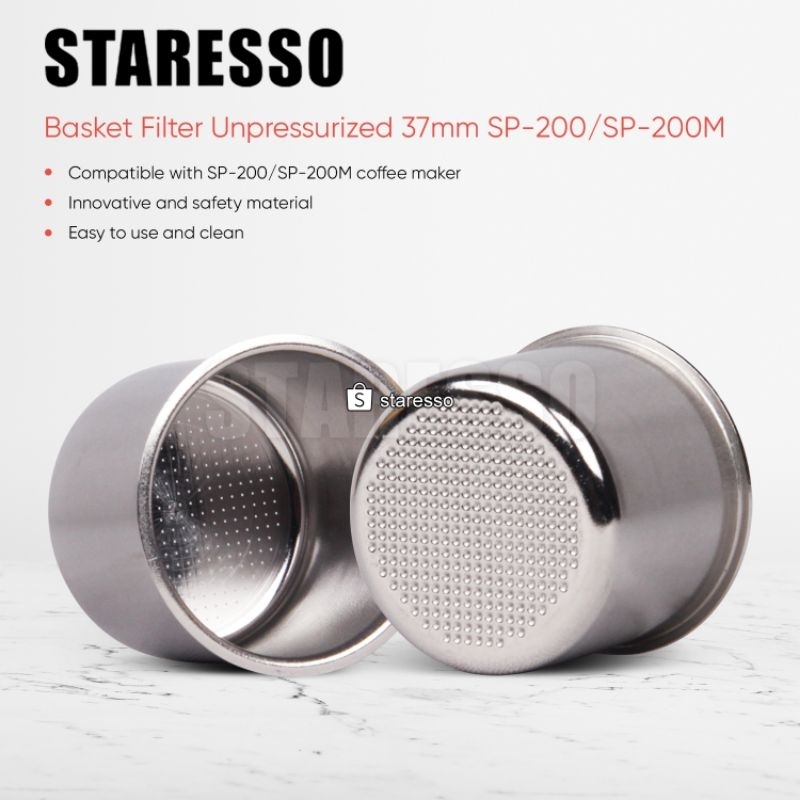 Jual Staresso Basket Filter Unpressurized 37mm for SP200 / Basket ...