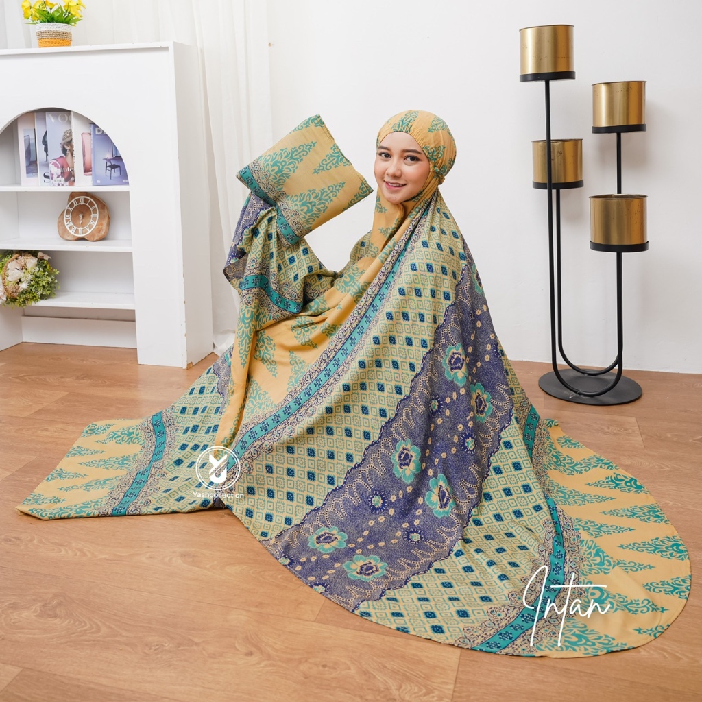 Jual Mukena Dewasa Rayon Mukena Intan Atasan Bawahan Standard ...