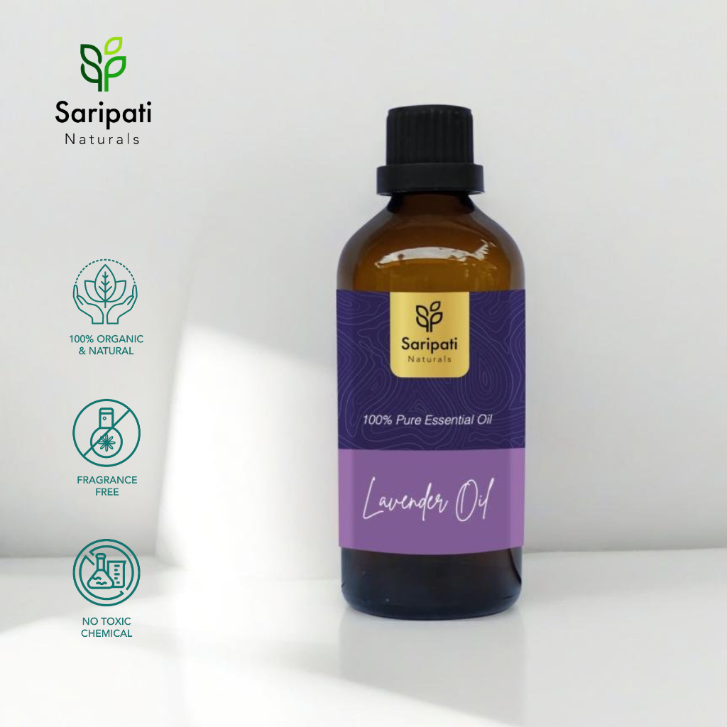 Jual Lavender Essential Oil Pure & Natural 100ml - Saripati Minyak ...