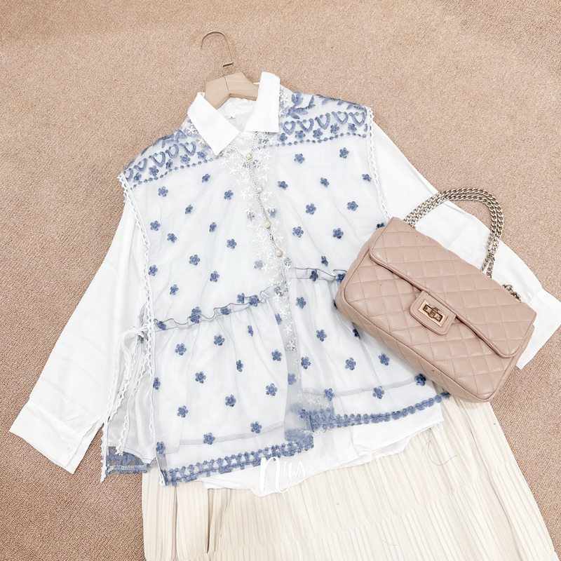 Jual Neric Story - Raya Lace One Set | Vest Lace | Blouse Lebaran ...