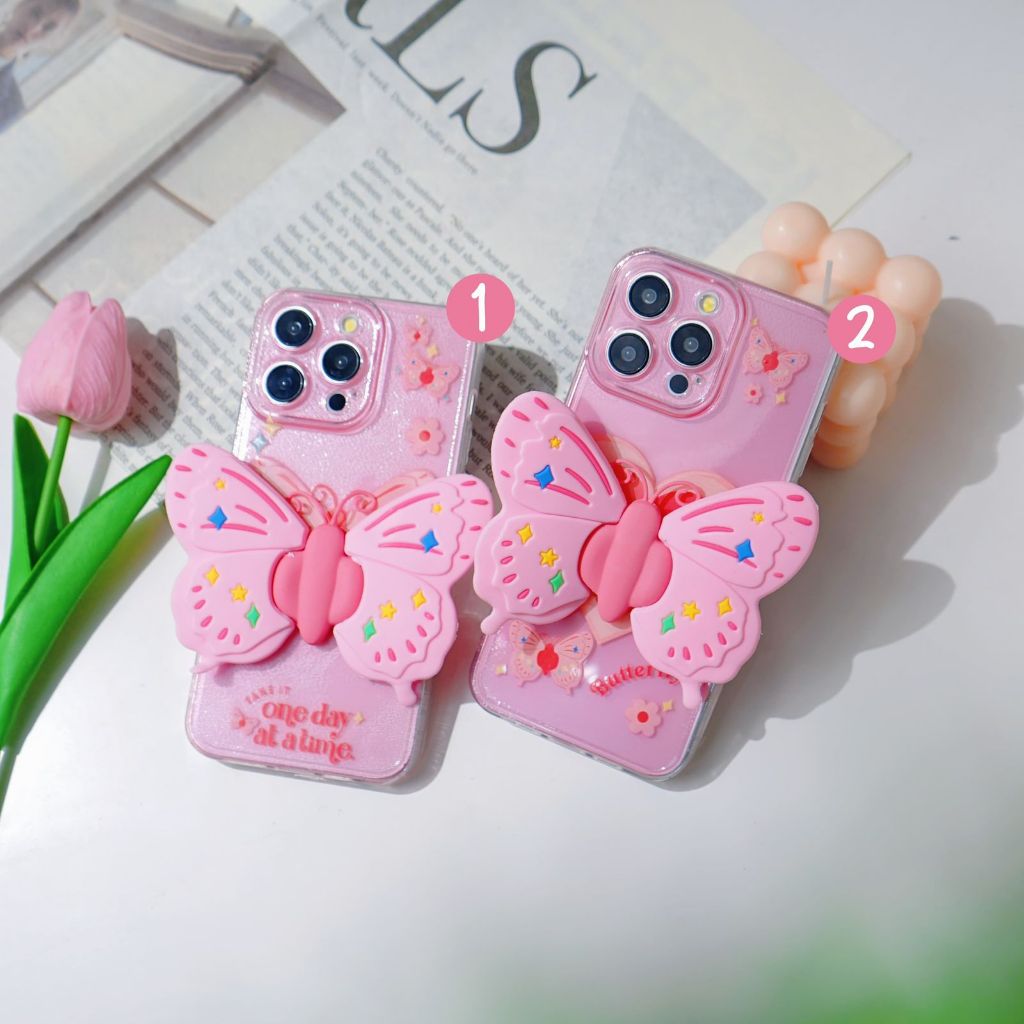 Jual Softcase 3D Timbul Motif Kupu-Kupu [3D18] For Samsung A15 A14 A25 A34 A54 A04S A04E A05S ...