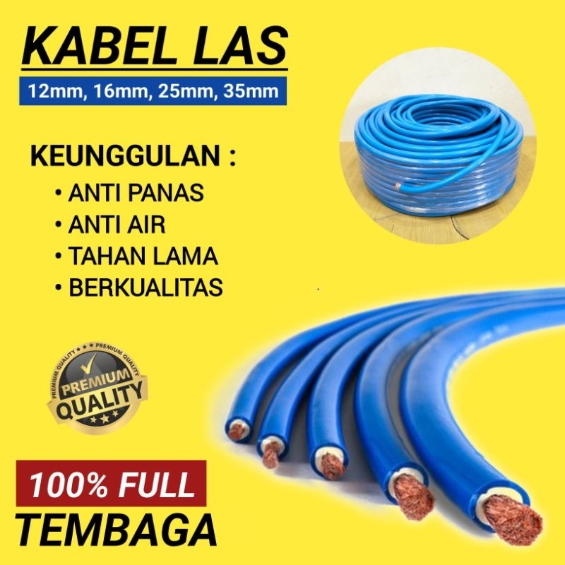 Jual Kabel Las 25mm / 35mm Full Tembaga Kabel Travo Las Listrik full ...