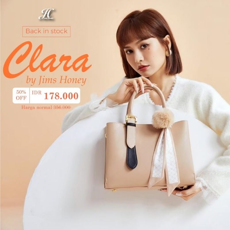 Jual Clara Bag Jims Honey FREE SCARF | Shopee Indonesia