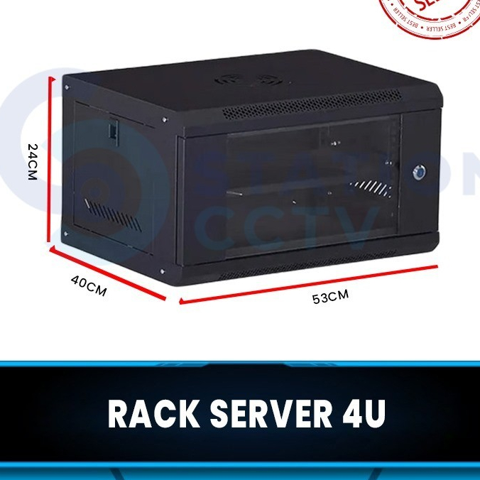 Jual Wallmount Rack 4U Rak Server Single Door 4U | Shopee Indonesia