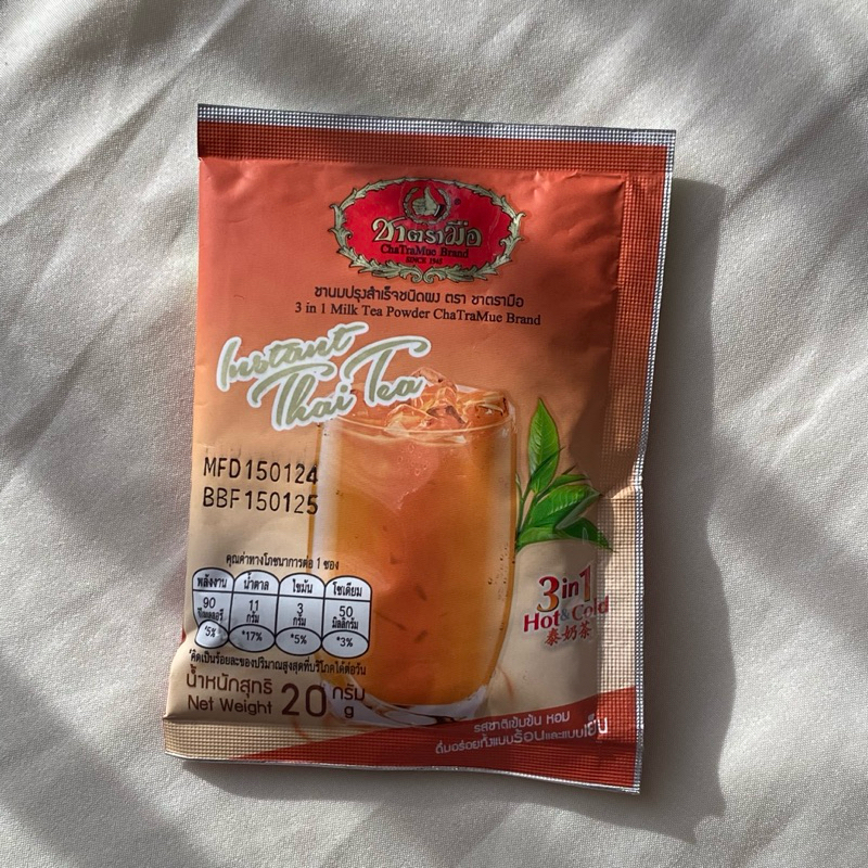 Jual CHA TRA MUE Instant Thai Tea | Teh Thailand Viral Original Sachet ...