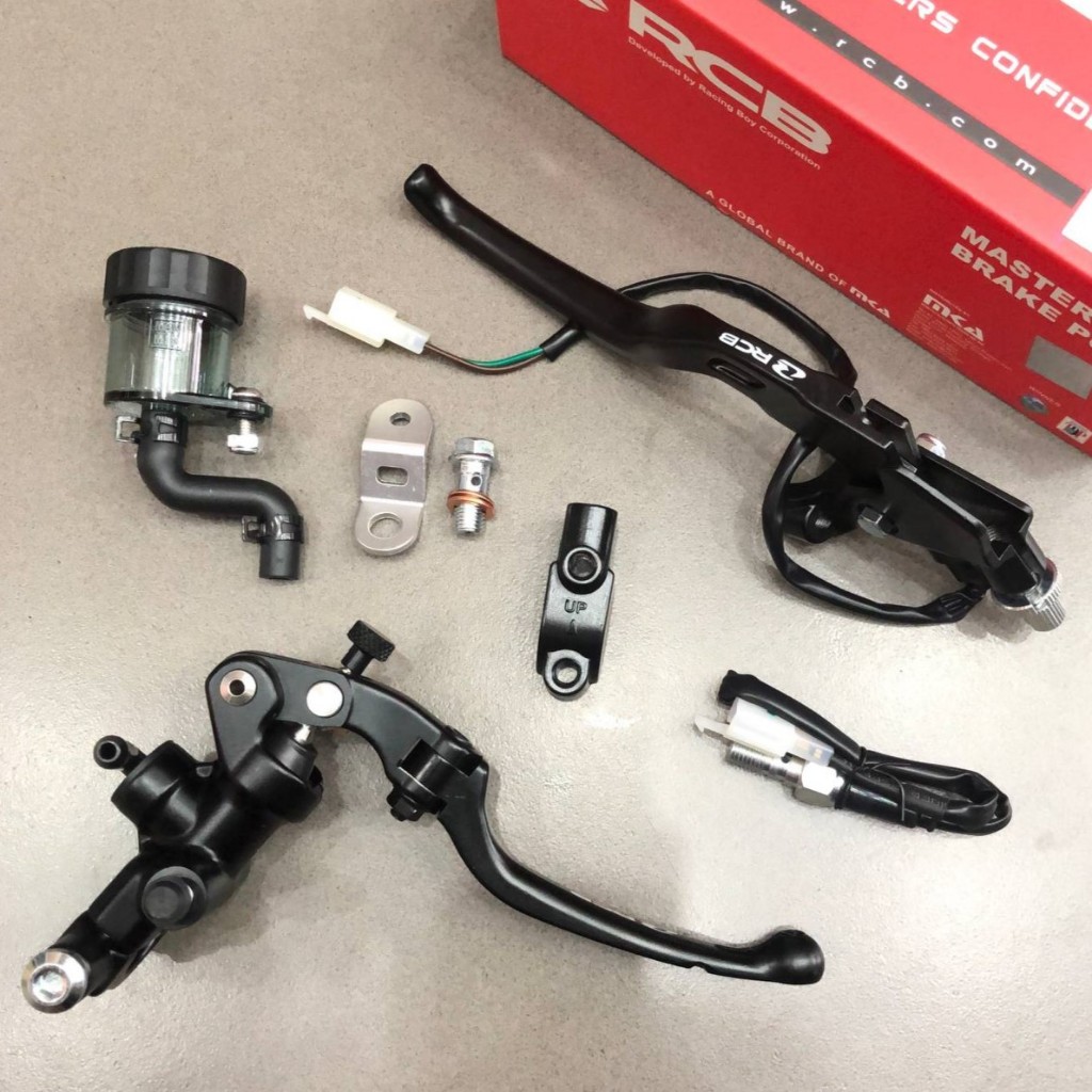 Jual Paketan Master Rem Radial RCB S1 14mm Kanan + Kiri Handle Kopling ...