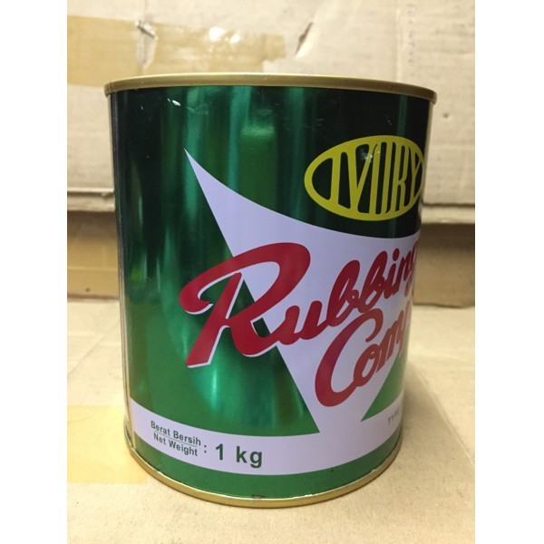 Jual RUBBING COMPOUND IVORY / COMPOUND POLES WARNA PUTIH 1KG | Shopee ...