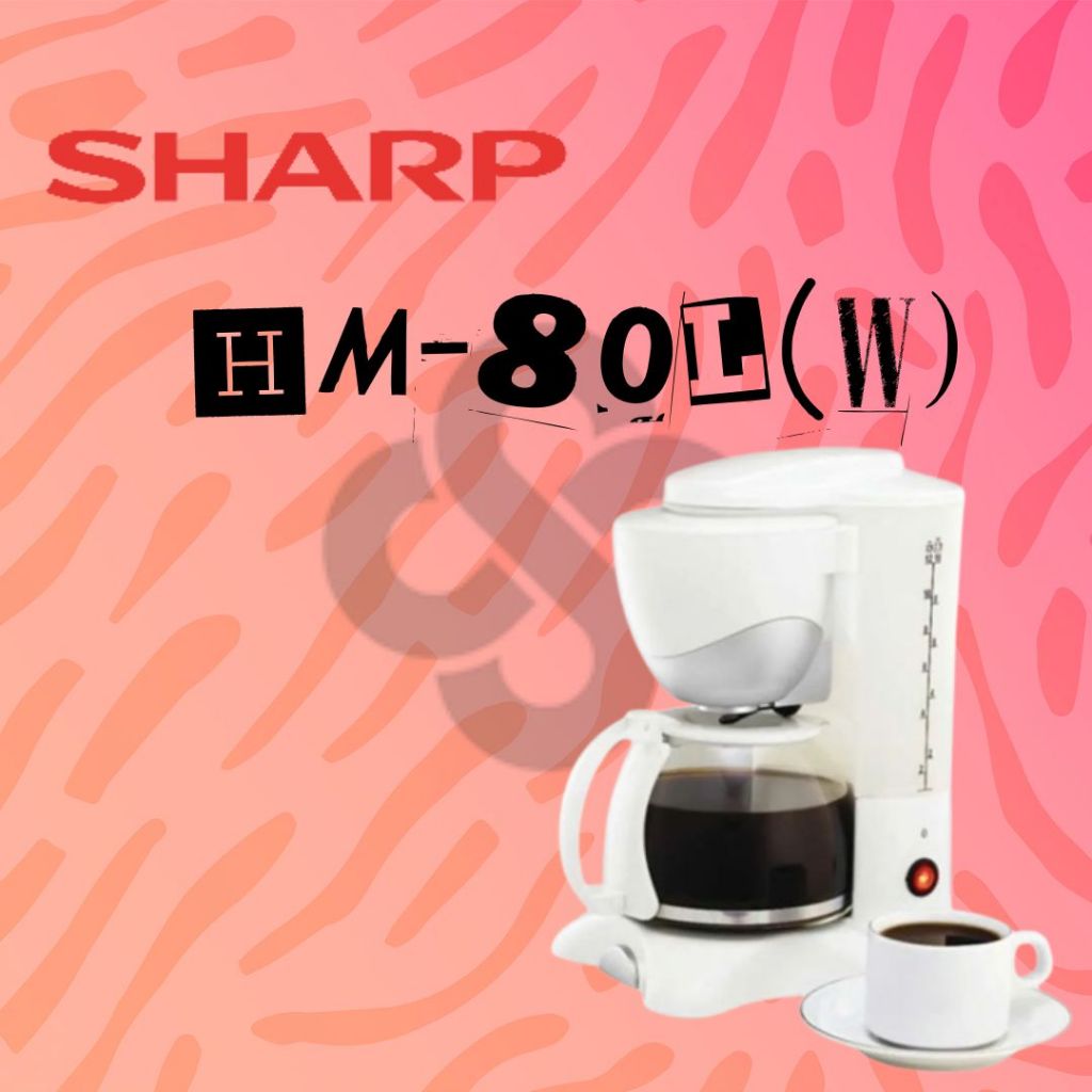 Jual Sharp HM80LW Coffee Maker Plastik 1.5 Liter 700 Watt HM 80 LW | Shopee Indonesia