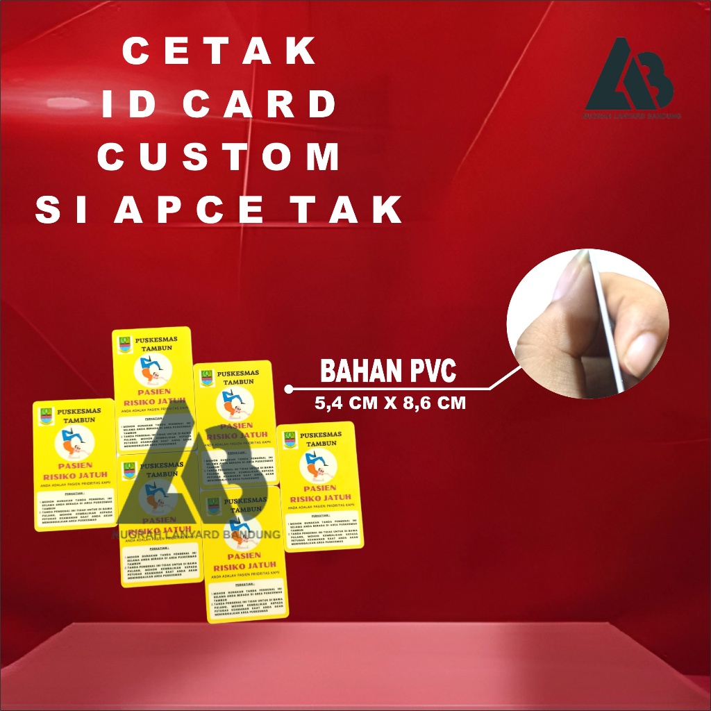 Jual Cetak id card pvs standar ISO seperti kartu ATM/id card KTA ,kartu ...