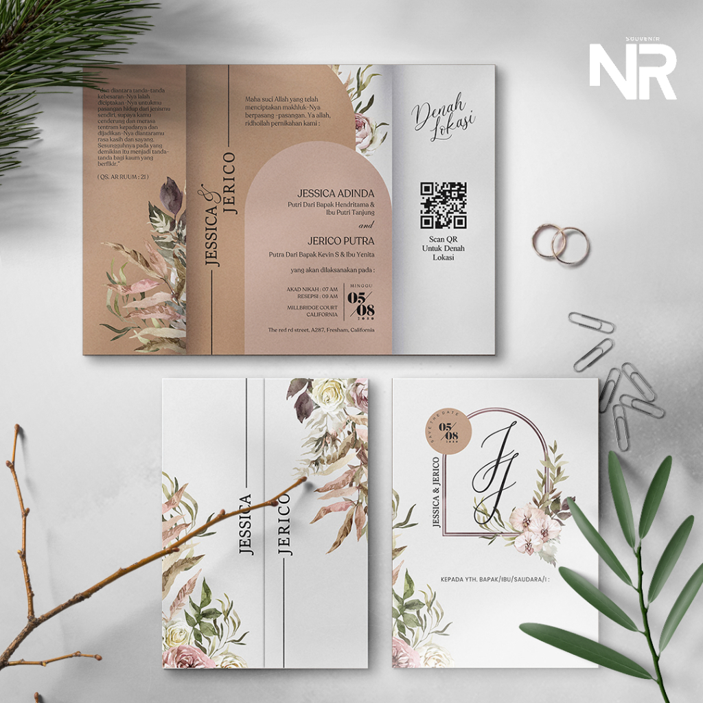 Jual Undangan Pernikahan NRB016 - Undangan Premium - Undangan Murah ...