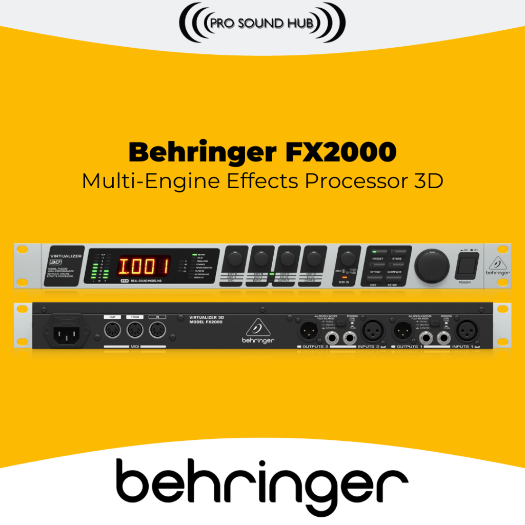 Jual Behringer FX2000 FX 2000 FX-2000 Effects Processor 3D Efek Vocal ...