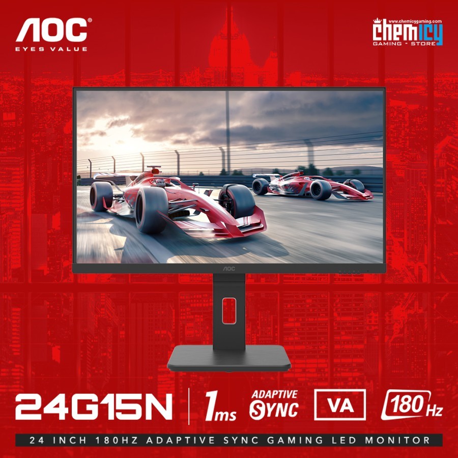 Jual AOC 24G15N 24 inch 180Hz Full HD Adaptive Sync Gaming LED Monitor ...