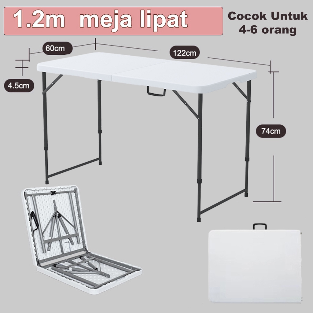 Jual ⭐Garansi 1 tahun⭐ E.Home Meja lipat outdoor meja Meja Lipat ...