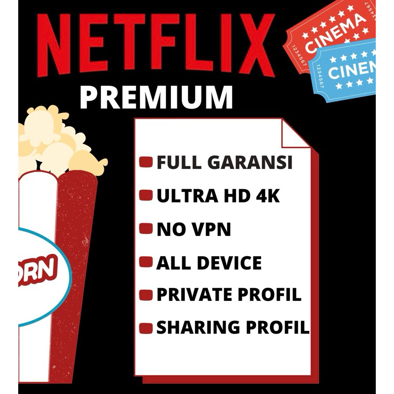 Jual NETFLIXX BERGARANSI TERMURAH NO VPN ULTRA HD 4K | Shopee Indonesia