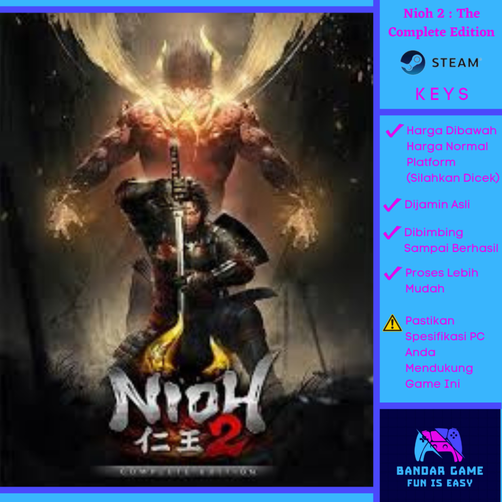 Jual Nioh 2 : The Complete Edition (2021) PC Original Steam Gift Card ...