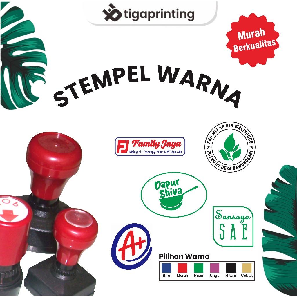 Jual Stempel Warna | Stempel Otomatis | Stempel Intansi | Stempel Usaha ...