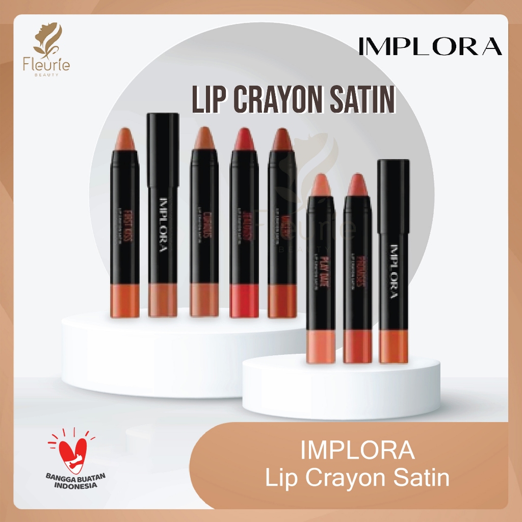 Jual Implora Lip Crayon Satin 3.5gr - Lip Crayon Implora Satin Finis ...