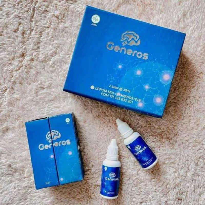 Jual GENEROS VITAMIN OTAK ANAK 100% ORIGINAL 1 BOX ISI 2 BOTOL | Shopee ...