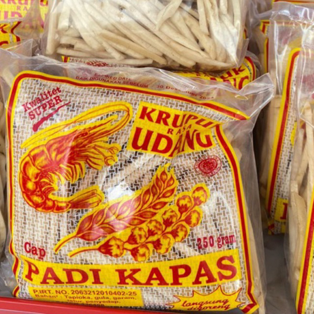 Jual krupuk stick udang padi kapas (super) 250gr | Shopee Indonesia
