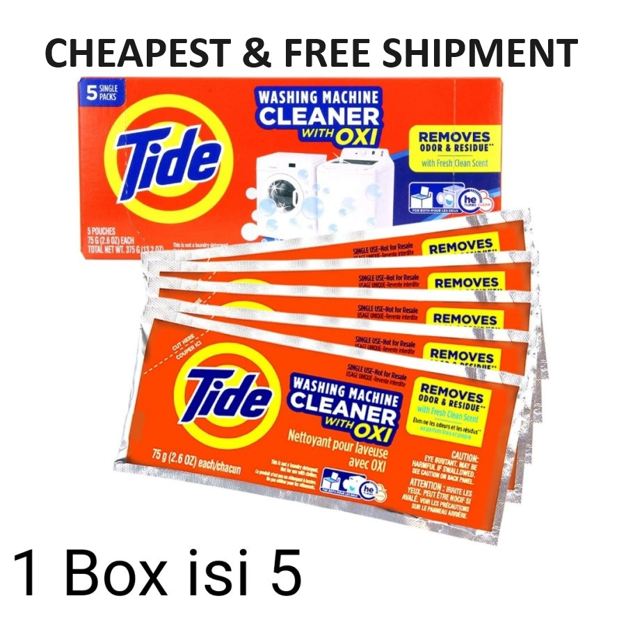 Jual Tide Washing Machine Cleaner Cleaning Tablet Washer Front Top Load ...