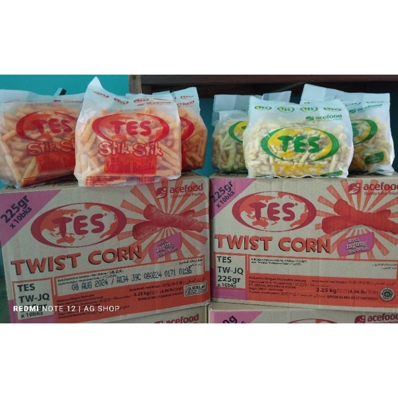 Jual TES Stik Balado 200 gr dan TES Jagung bakar 220 gr | Shopee Indonesia