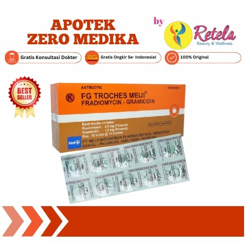 Jual Fg Troches 1 Strip 10 Tablet | Shopee Indonesia