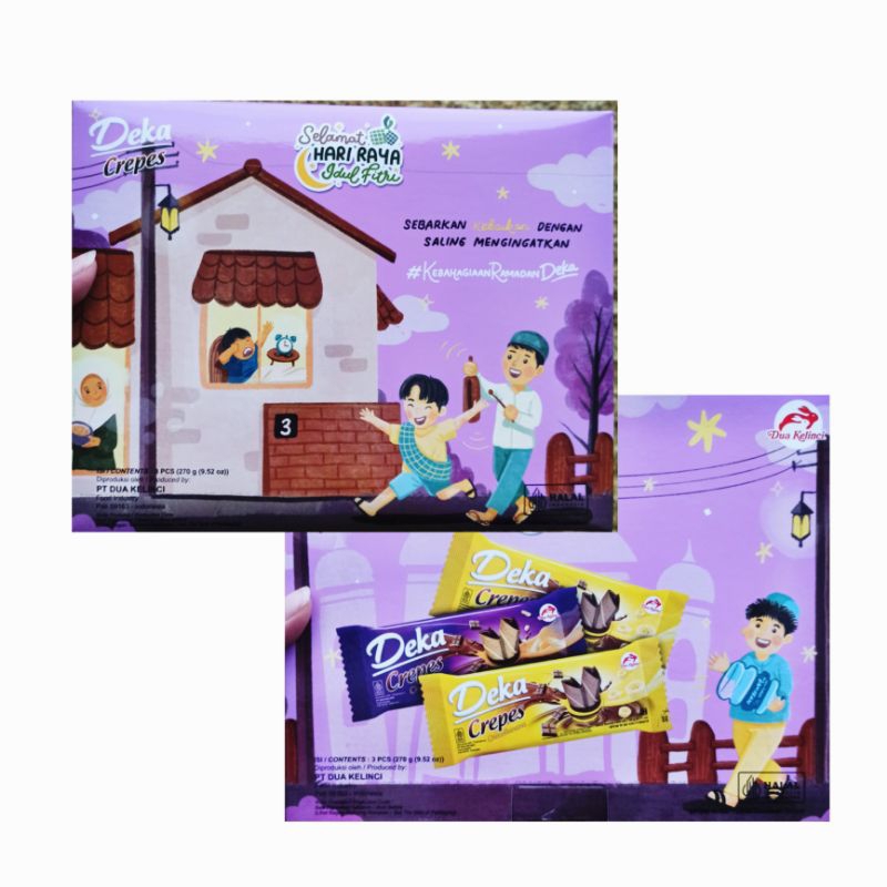 Jual DEKA CREPES GIFT PACK LEBARAN 270GRAM | Shopee Indonesia