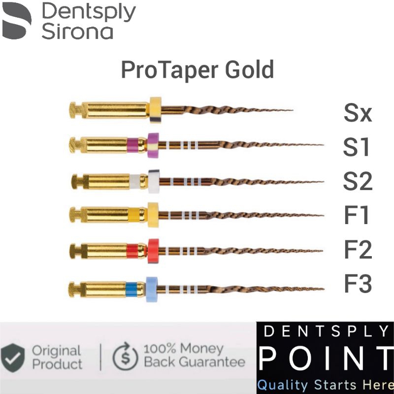 Jual ORIGINAL Dentsply ProTaper Gold Rotary Files Endomotor | Shopee ...