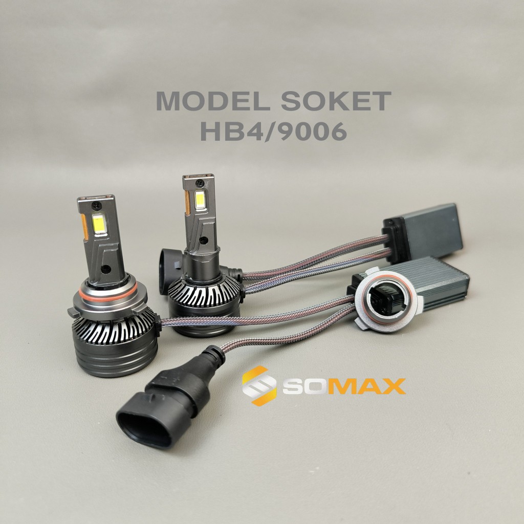 Jual LAMPU LED MOBIL SUPER TERANG SOMAX H4 H11 H16 H8 H9 H1 H7 HB3 9005 ...
