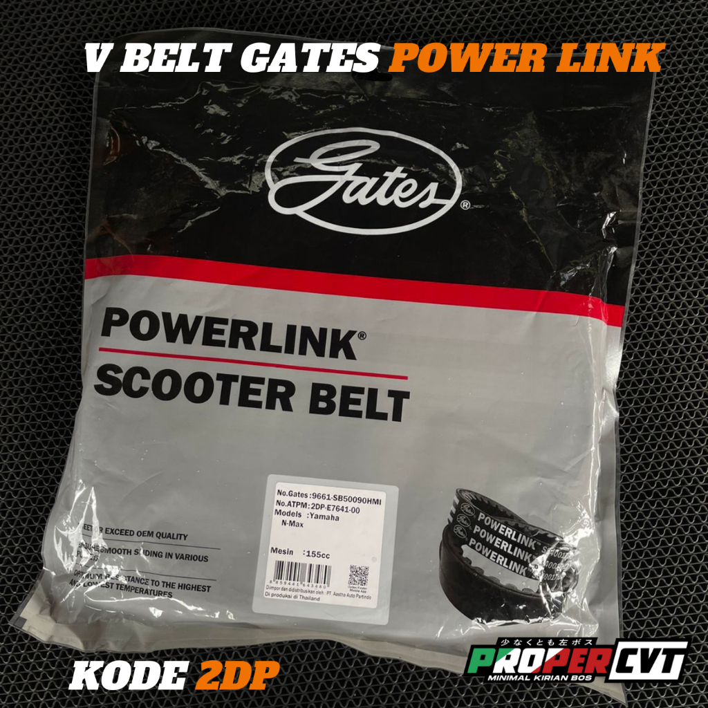 Jual Vanbelt Vbelt Original V-BELT VBELT RACING - GATES PROLINK ...